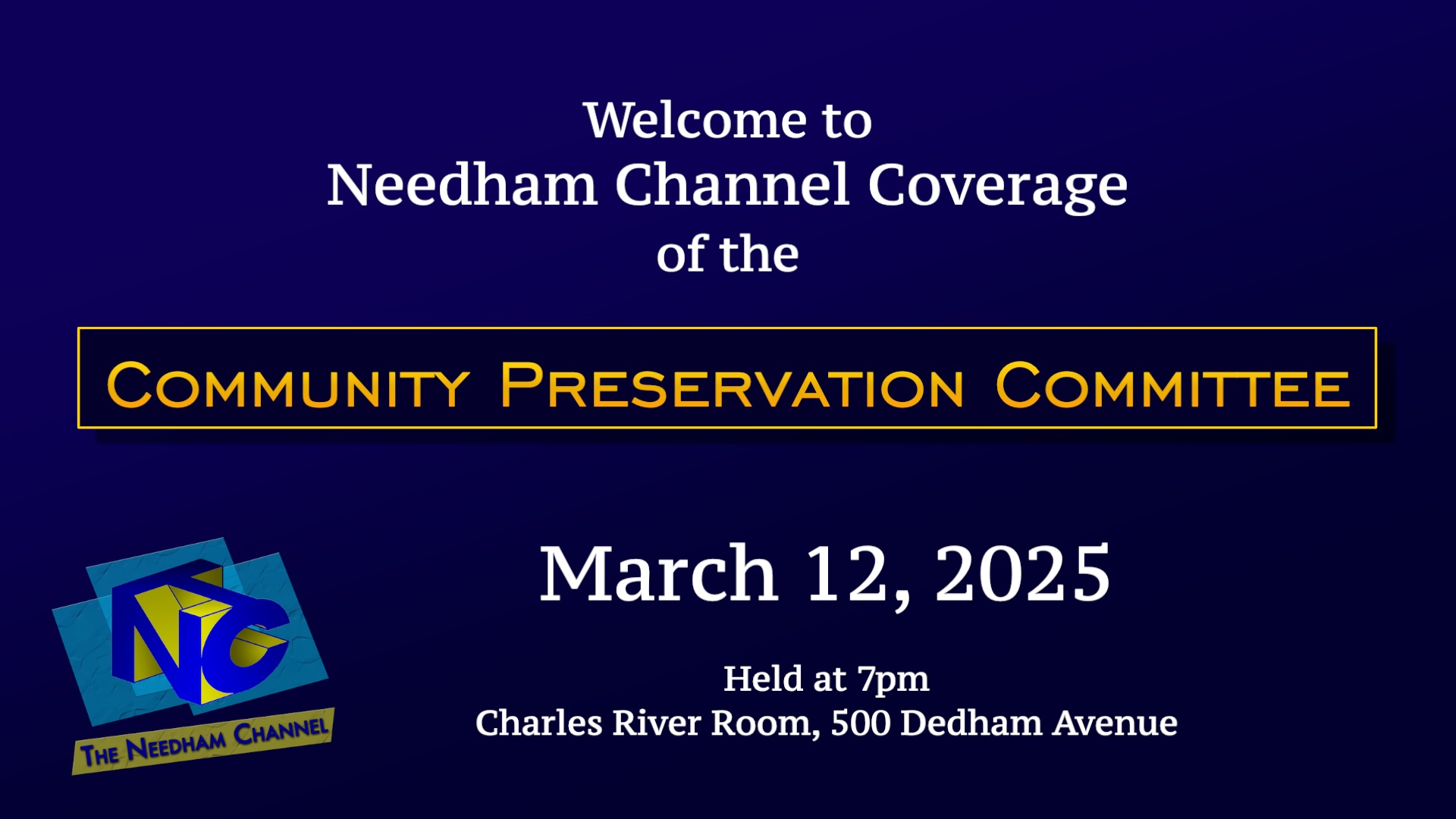 Home - The Needham Channel